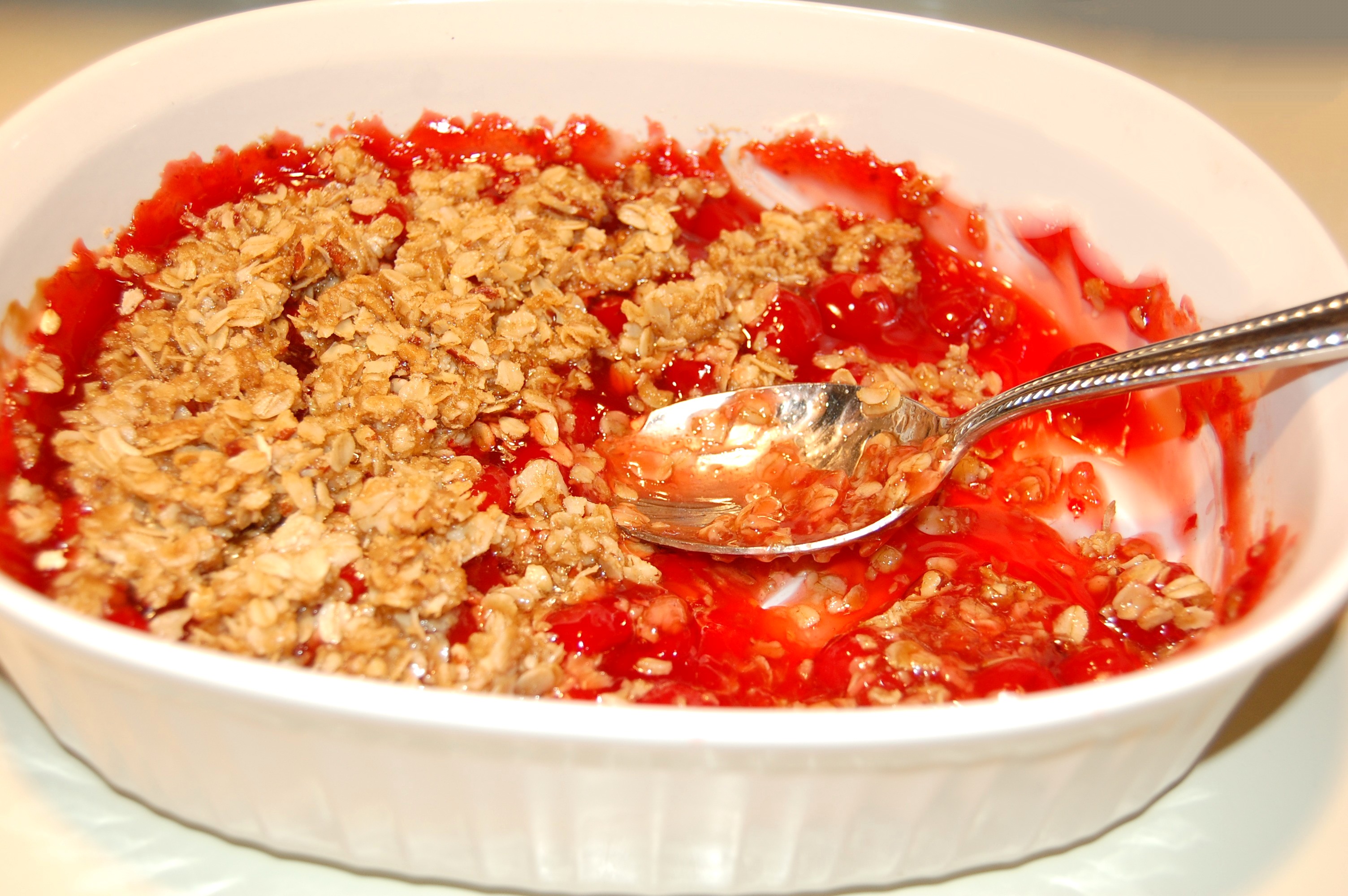 Cherry Crisp | Cooking Mamas