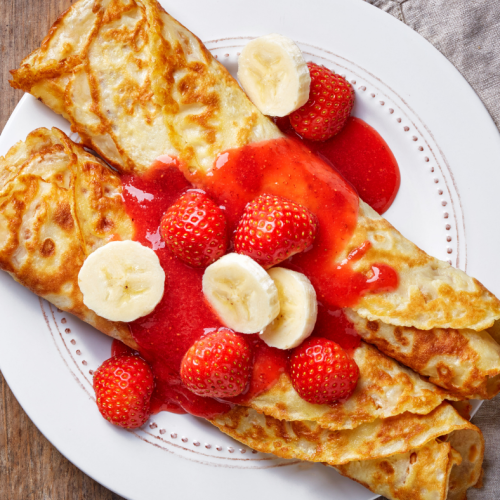 Strawberry Crepes | Cooking Mamas