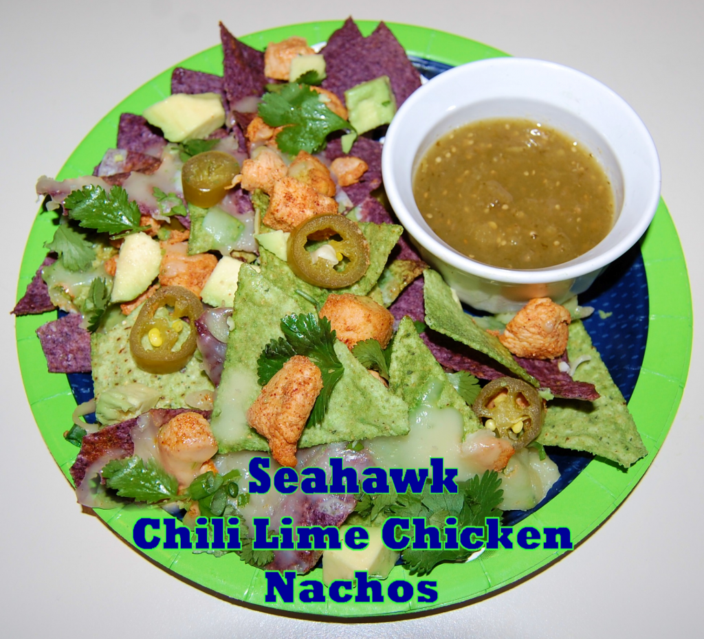 Seahawks Chili Lime Chicken Nachos | Cooking Mamas