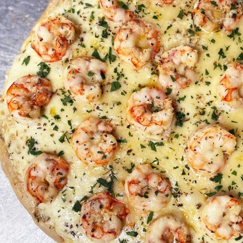 Shrimp Scampi Pizza | Cooking Mamas