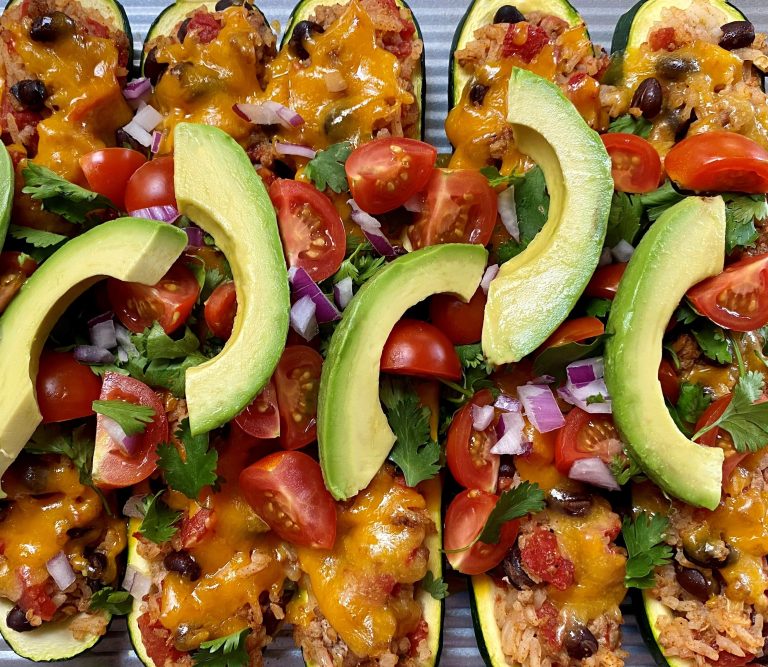 Burrito Zucchini Boats | Cooking Mamas