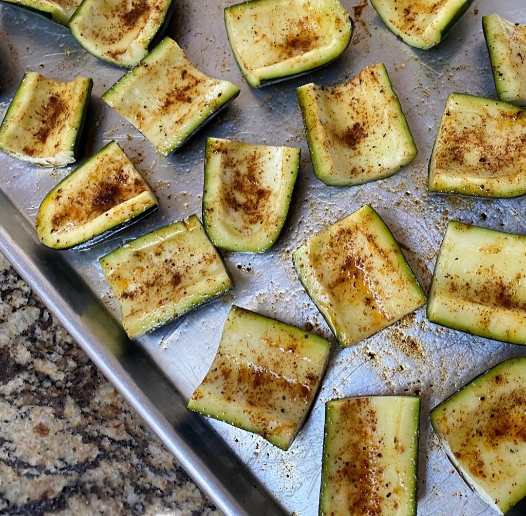 Loaded Zucchini Skins | Cooking Mamas