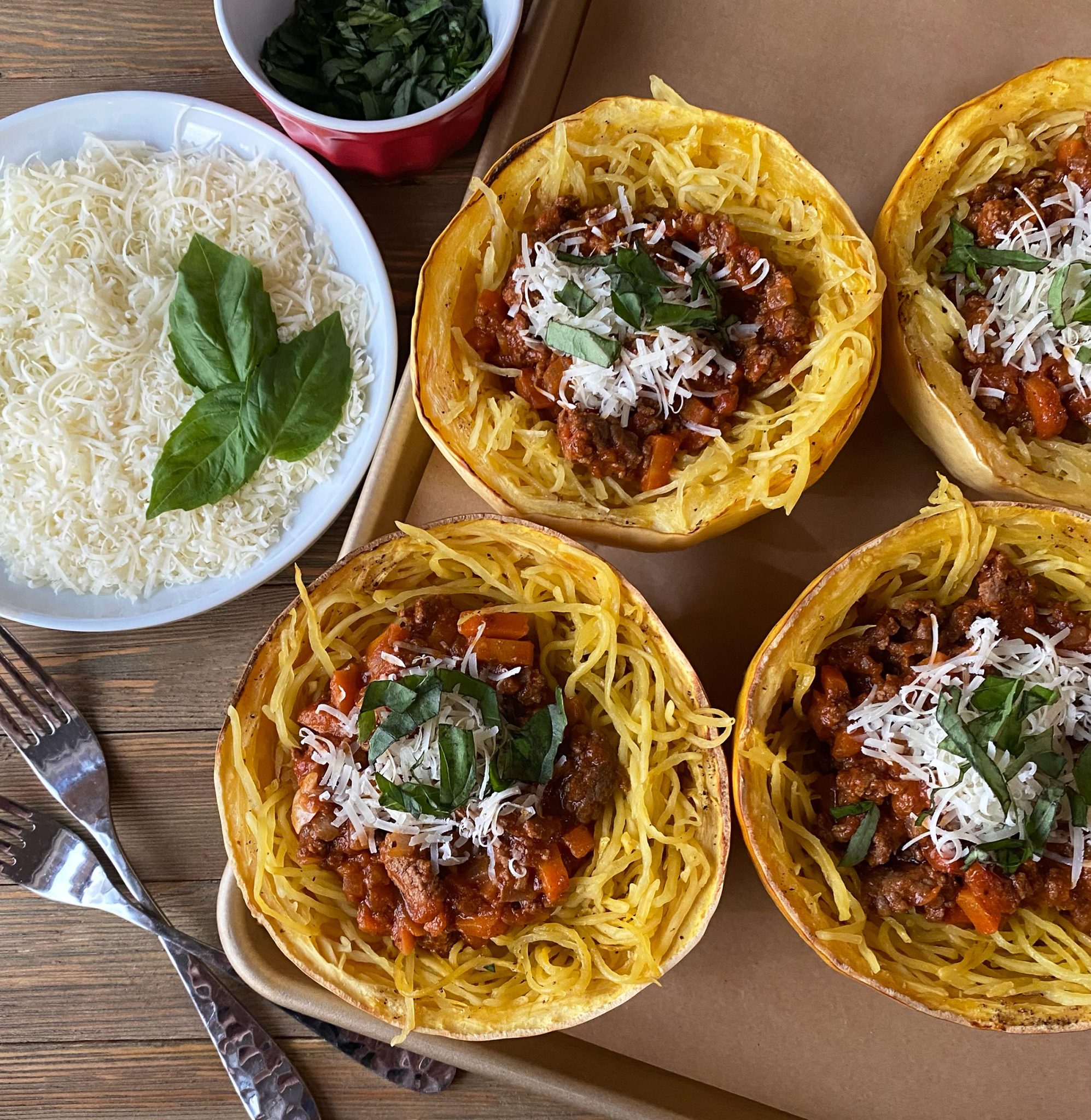 Spaghetti Squash Bowls | Cooking Mamas